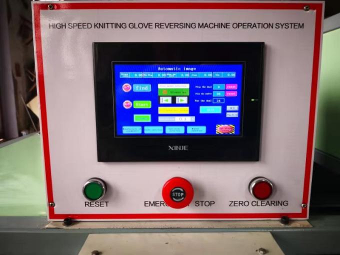 Turning And Bundling Glove Making Machine For 7g / 10g / 13g / 15g Gloves